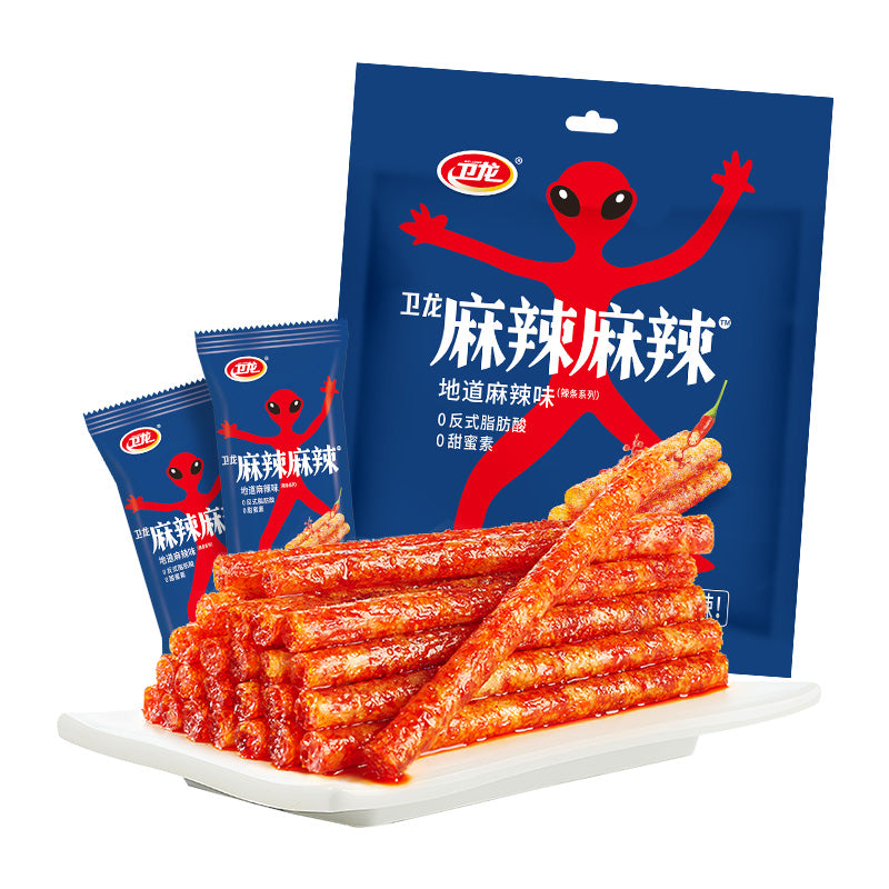 Weilong Spicy Sticks Mala Spicy Strips Medium Spicy Delight 108g – Yumsbox