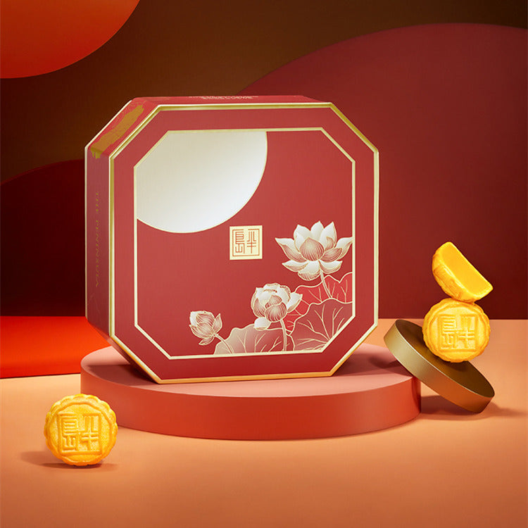The Peninsula Bandao Signature Moon Cake Mini Egg Custard Mooncakes Gi ...