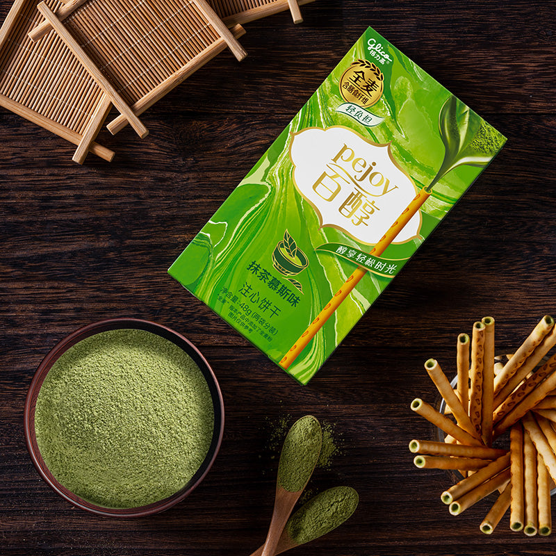 Glico Pejoy Matcha Mousse Flavor 48g – Yumsbox
