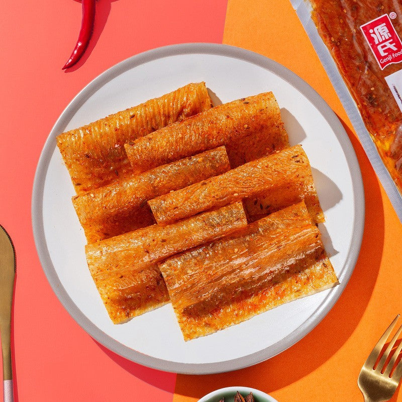 Genji Food Latiao Classic Spicy Beancurd Slice Spicy Strips 200g – Yumsbox